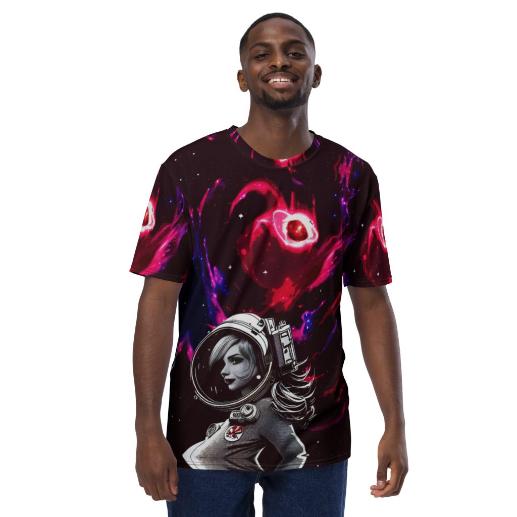Neo Astronaut Departing Nebula T-Shirt – Aerospace Suits