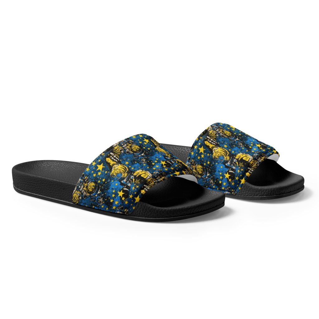 Astronaut Star Dreams Flip Flop Slides – Aerospace Suits